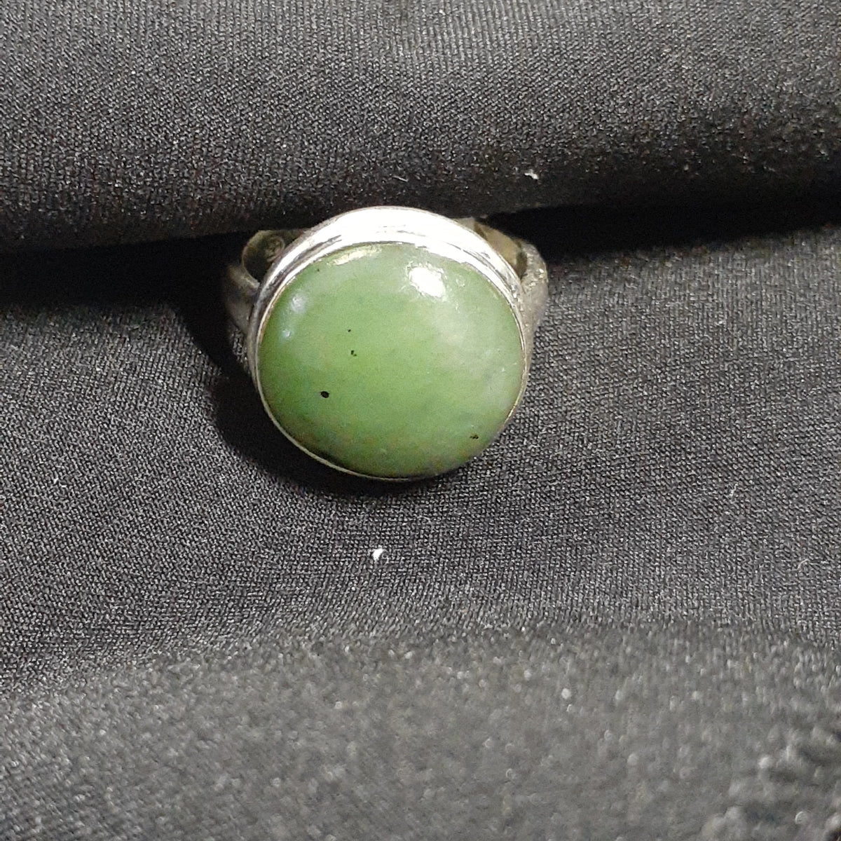 Jade Nephrite Circle Ring – Just Witchy's