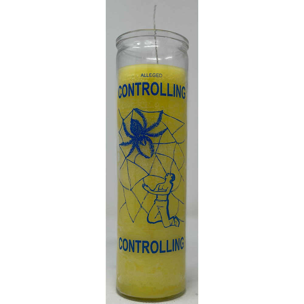 7 Day Candle Controlling Yellow – Just Witchy's